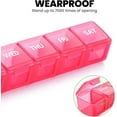 Extra Large Weekly Pill Organizer, 7 Day Daily Pill Box Case Easy to ...