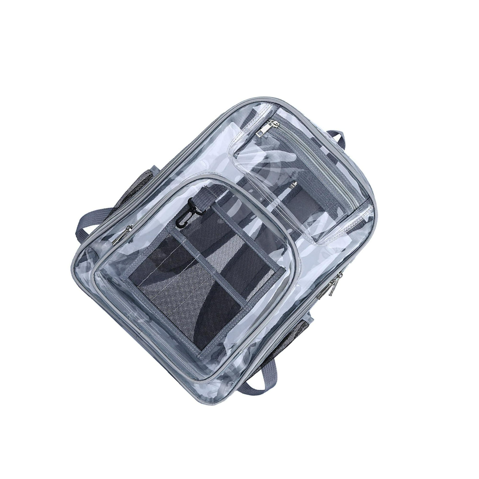 Click here for Ziyahi Transparent Backpack 2 Way Zip Reinforced D... prices