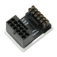 Gpu Pcie Connector 600w 12v Hpwr 16p To 16p Male To Female 180 Degrees