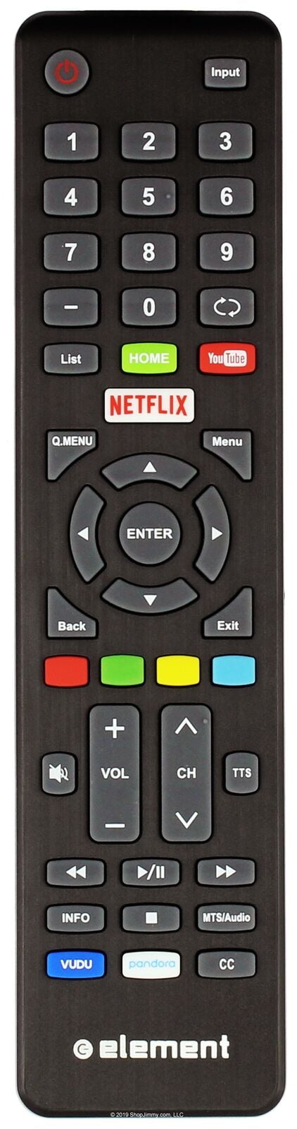 OEM Hisense EN3S39H Universal TV Remote Control with Vudu Tikilive NRT ...