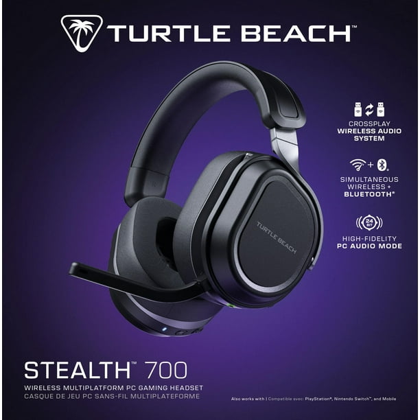 Turtle Beach® Stealth™ 700 – Black PC, PS5™, PS4™, & Bluetooth ...