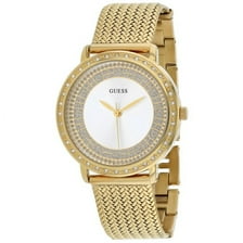 GUESS Women's W0448L9 Dress Watch, Multi-function, Stainless Steel ...