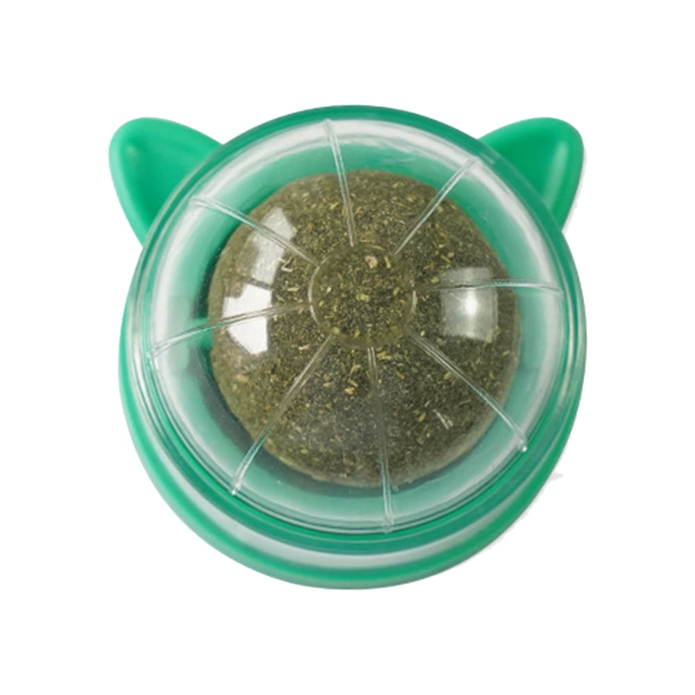 Yucurem Rotatable Catnip Ball Natural Cats Licking Balls Molar Catnip ...