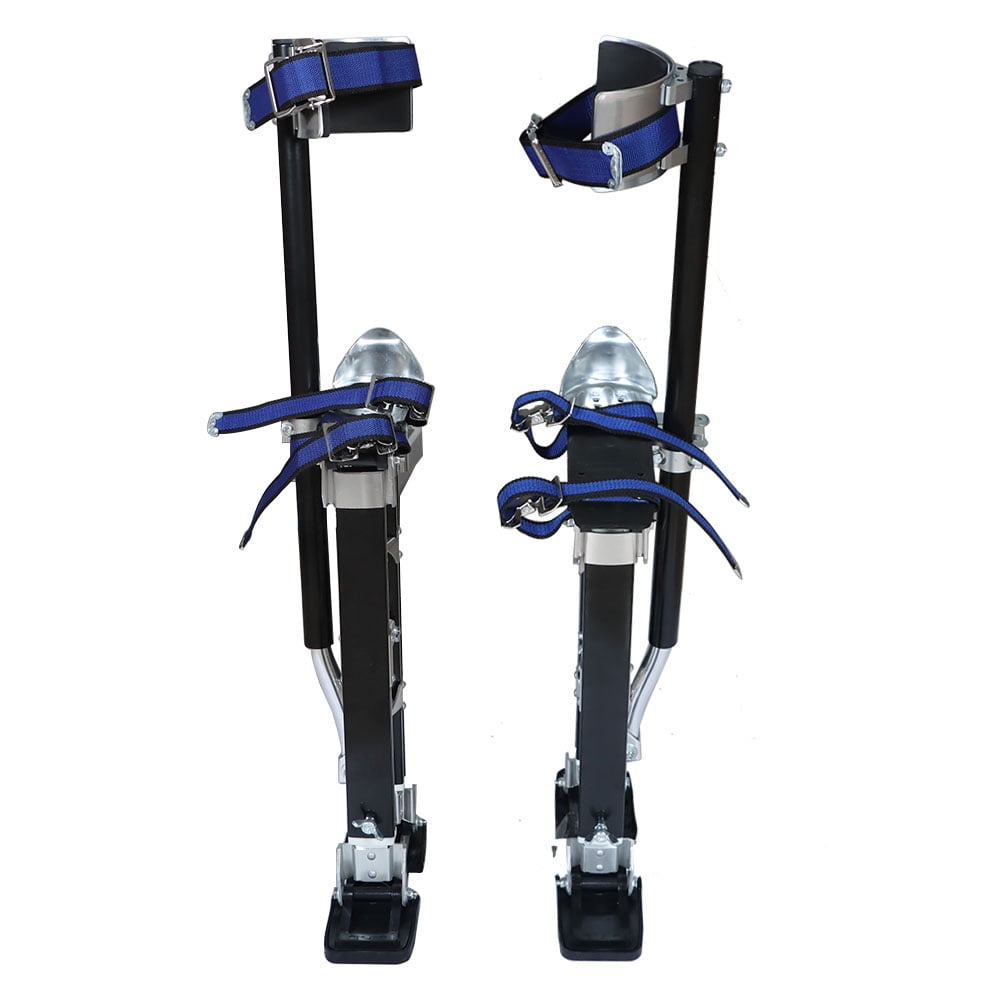18"-30" Drywall Stilts Grade Adjustable Auminum Tool Stilt Black for ...