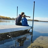 Patriot Low Pro Dock Kit with Gray Poly Decking, 6' Pipe, Marine Grade ...