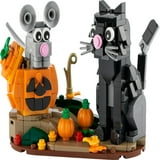 LEGO Halloween Cat & Mouse 40570 Building Kit with Pumpkin (328 Pieces ...