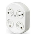 360 Electrical 36030 Quad Tap Rotating Outlet Adapter - Walmart.com