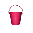 Charmed Colored Mini Metal Buckets - 3-Pack Colorful Tin Pails with ...