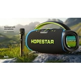 300W Wireless Bluetooth Speaker with Handle Microphone, Hopestar Series ...