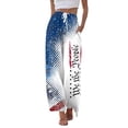 250 Years of Freedom Pants for Women - Patriotic 1776-2026 Wide Leg ...