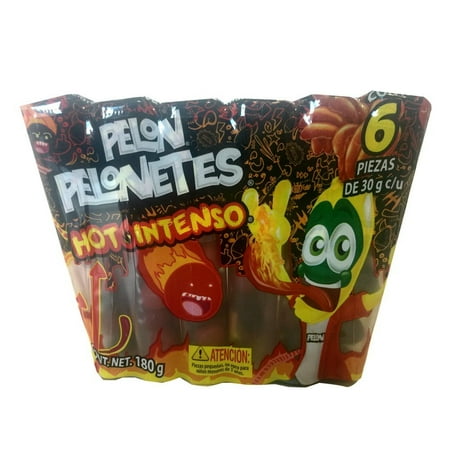 Pelon Peloneta (6 Pack): Hot Intenso Chew Tamarind W/ Chili Coated ...