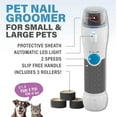 Bell + Howell Paw Perfect Pet Nail Grinder, Dog & Cat Grooming Tool ...