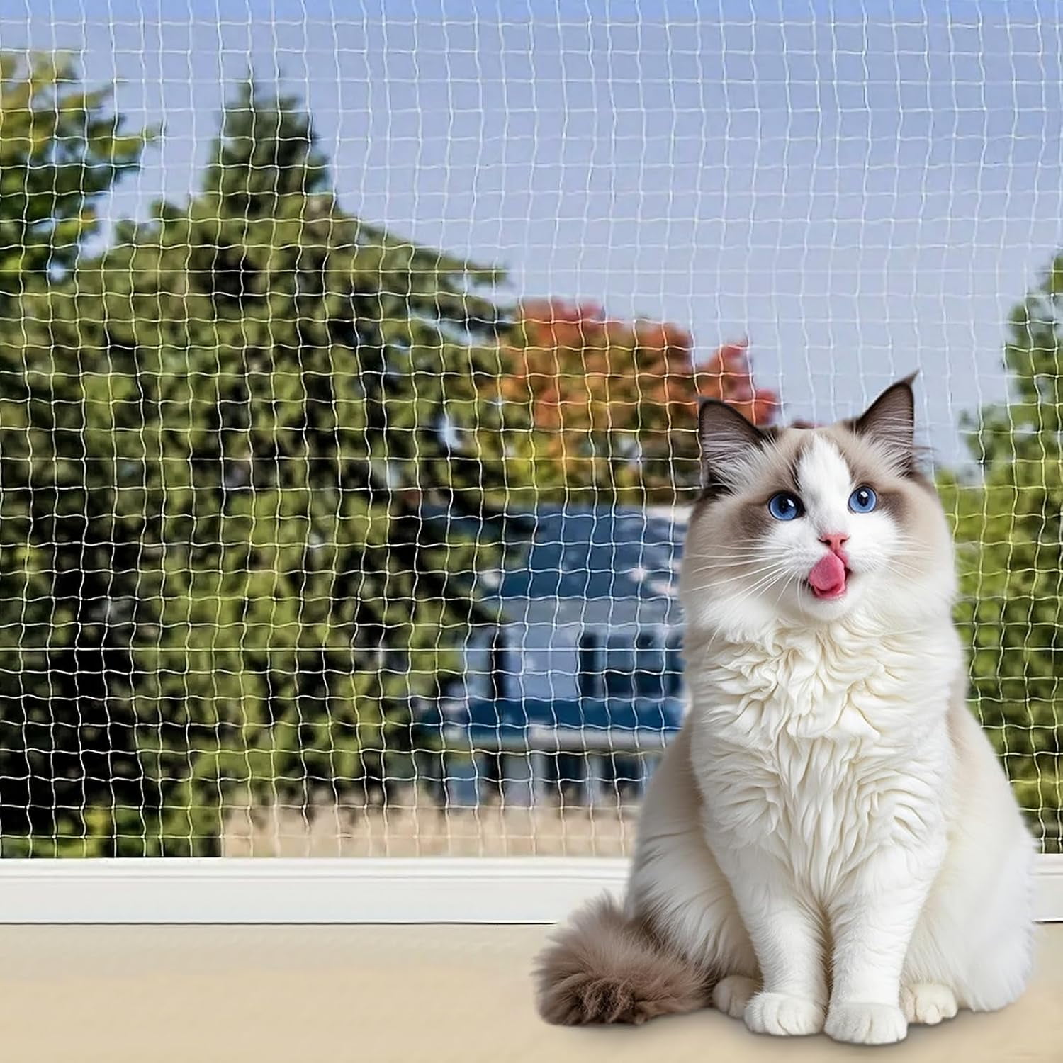 Click here for Unbranded Hugfegwe Cat Netting Balcony  Transparen... prices