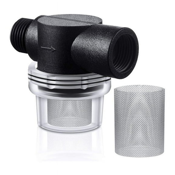 2X Water Pump Strainer Filter Set Include Twist on Pipe Strainer and ...