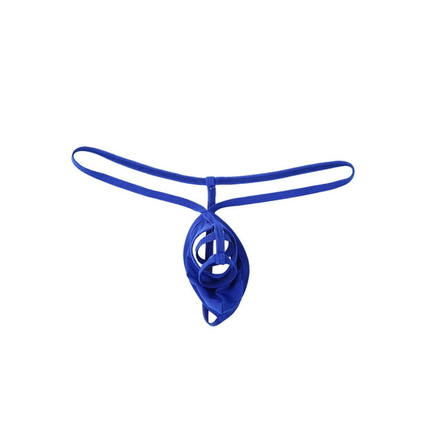 iEFiEL Men Crotchless G-String Lingerie Briefs T-back Bikini Low Rise ...