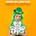 Fun Express 12 Pieces Color Your Own Shamrock Trinity Cut Out, Crafts ...