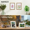 4x6 Horizontal Gallery Variety Picture Frame Set of 15, Brown Photo ...