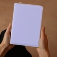 A5 Zipper Notebook PU Leather Portfolio 21x13.5cm 200 Pages Lined Paper ...