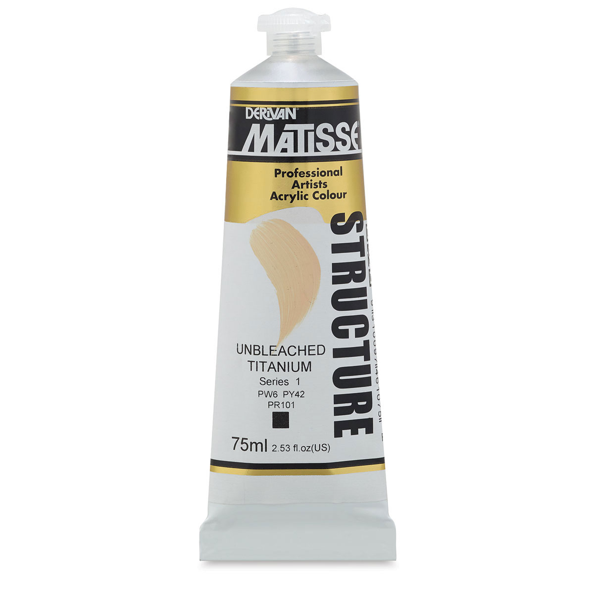 Matisse Structure Paint - Unbleached Titanium, 75 ml - Walmart.com