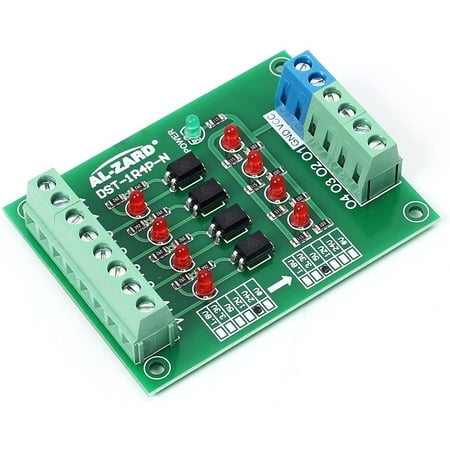 4 Channel Voltage Level Translator Opto Isolator Board PNP NPN PLC ...