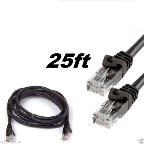CableVantage 25ft Cat 6 CAT6 Patch Cord Cable 500mhz Ethernet Internet ...
