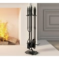 5-Piece Fireplace Tools Set 32.5In Cast Iron Indoor & Outdoor Fireside ...
