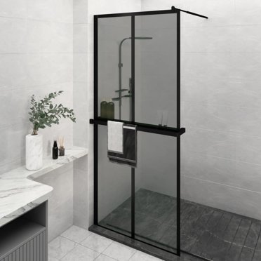 vidaXL Walk-in Shower Enclosure Bathroom Wall Panel Shower Screen ESG ...