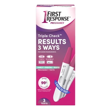 FIRST RESPONSE Early Result Pregnancy Test, 3 Pack, Weeks Detection Kit ...