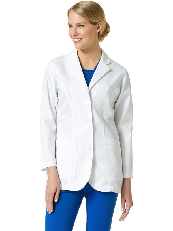 Lab Coats by Maevn Women's Princess Seam Twill 30"; Lab Coat - Walmart.com