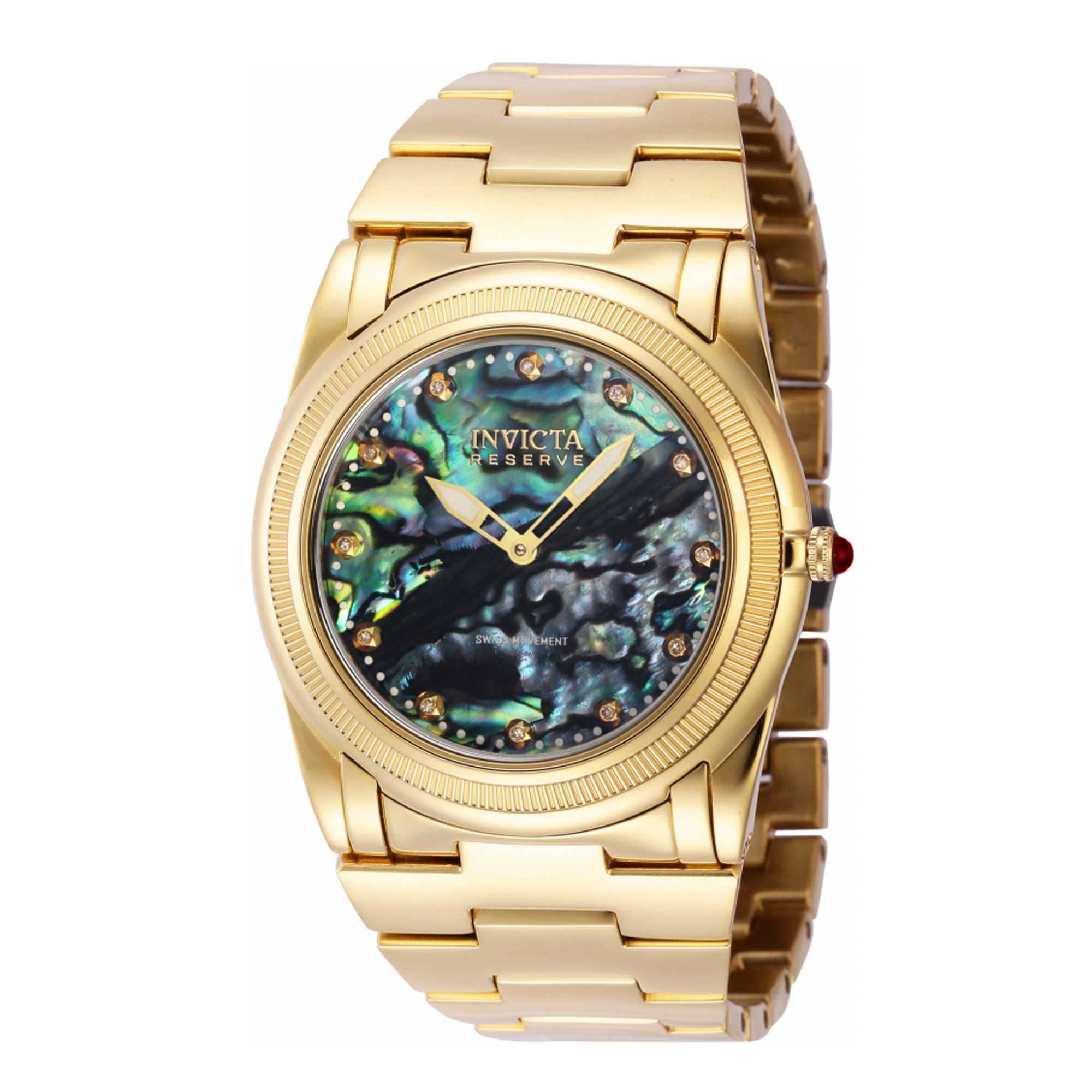 Invicta 41065 Boy's Reserve Slim Quartz Yellow Gold Bracelet Watch ...