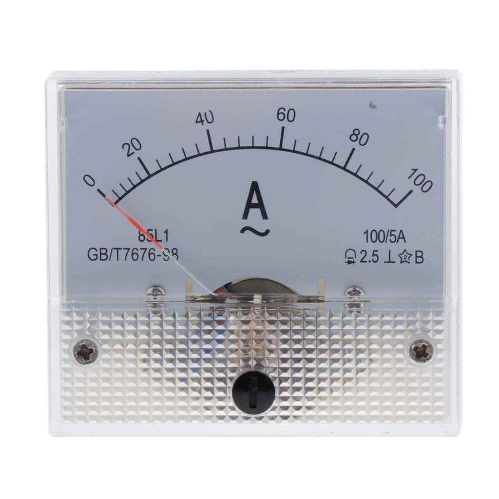 85L1 Analog Panel Current Ampere Ammeter Gauge Ampere Meter - 0-100A ...