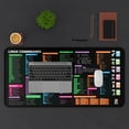 Linux Commands Cheat Sheet Desk Mat Extended Mouse Pad with Terminal ...