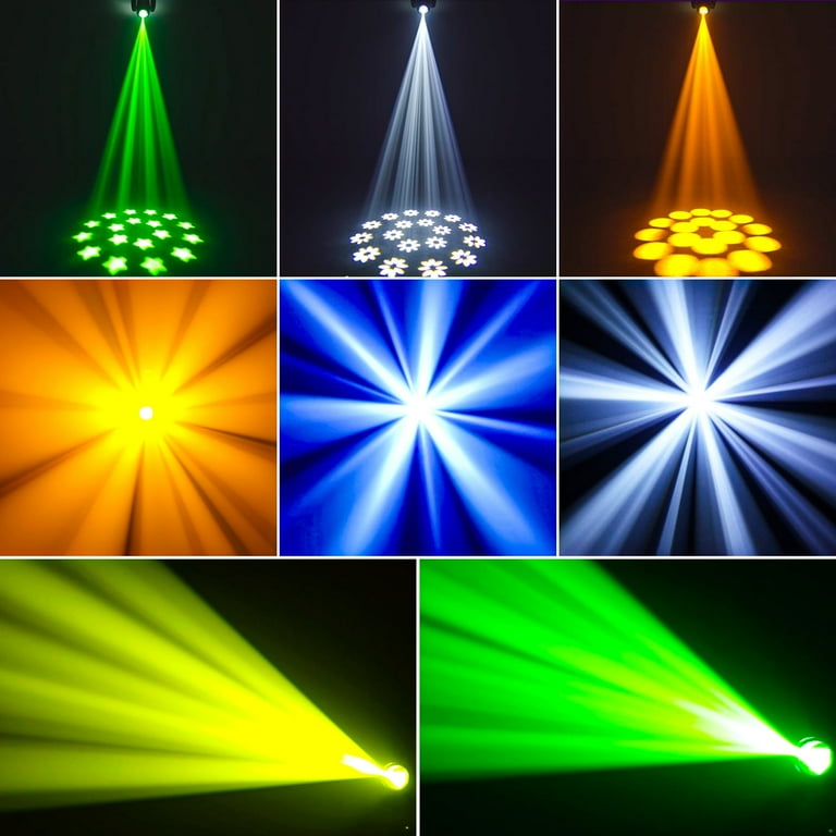 Stage Light Beam Prism 18 Beam Gobo Moving Head Stage Light, 8500K COB