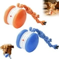 Interactive Dog Toy With Rope Motion Activated Electric Rolling Toy ...