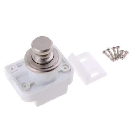 Universal Push Button Lock 28mm for Cabinet Desk Drawer Cupboard ...