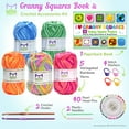 Mira Handcrafts Easy Acrylic Yarn Bundle Set for Crocheting and ...