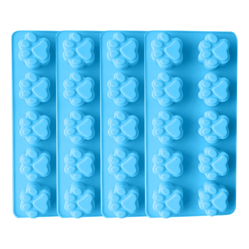 Silicone paw print mold, reusable dog and cat paw candy chocolate ...