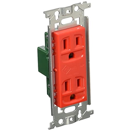 Panasonic (Panasonic) Full Color Embedded Ground Double Outlet (Red ...
