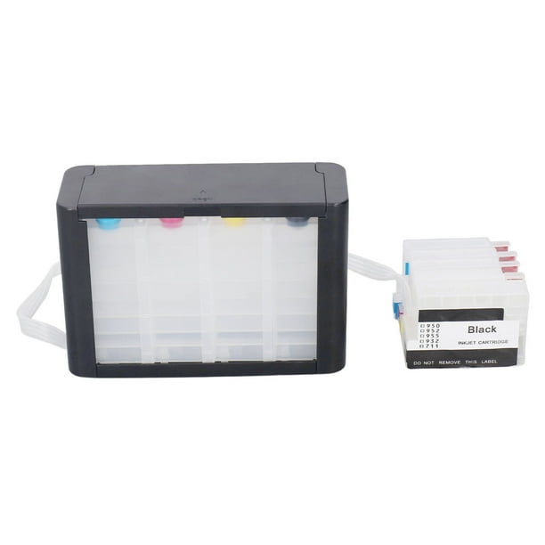 Printer Ink Cartridge,4 Color Refill Printer Ink Cartridge Replacement ...