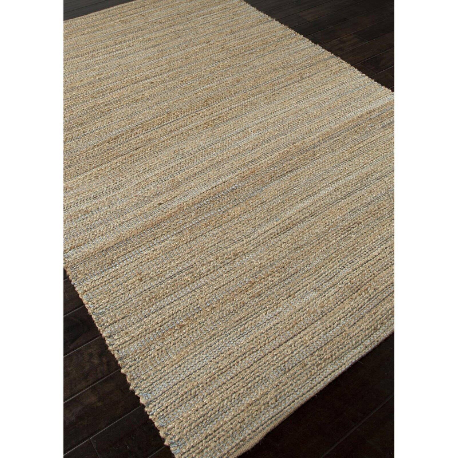 Jaipur Himalaya Canterbury Natural Solid Pattern Jute/Cotton Rug ...