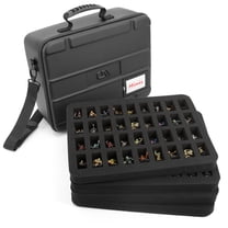 CASEMATIX Miniature Storage Case Holds 144 Minis, Hard Shell Carrying ...