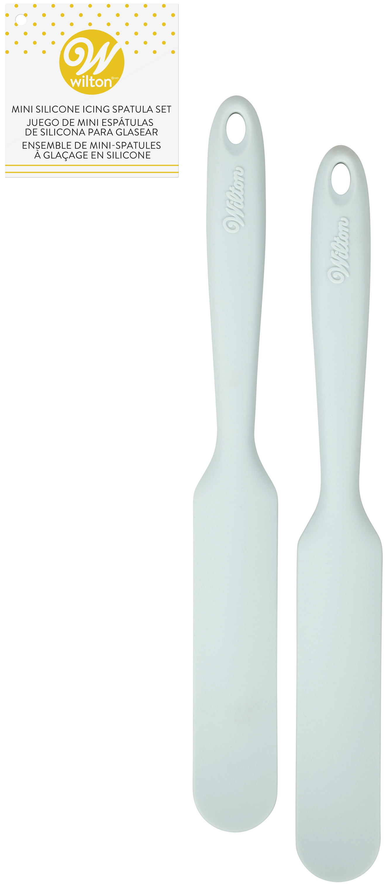 Mini Silicone Icing Spatulas 2/Pkg-Baby Blue - Walmart.com