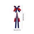 Aufmer Star Printed Three Tone Festival Decorative Bow Soft Fabric ...