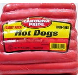 Carolina Pride Red Hot Dogs Family Pack, 48 oz – Ready to Heat and ...