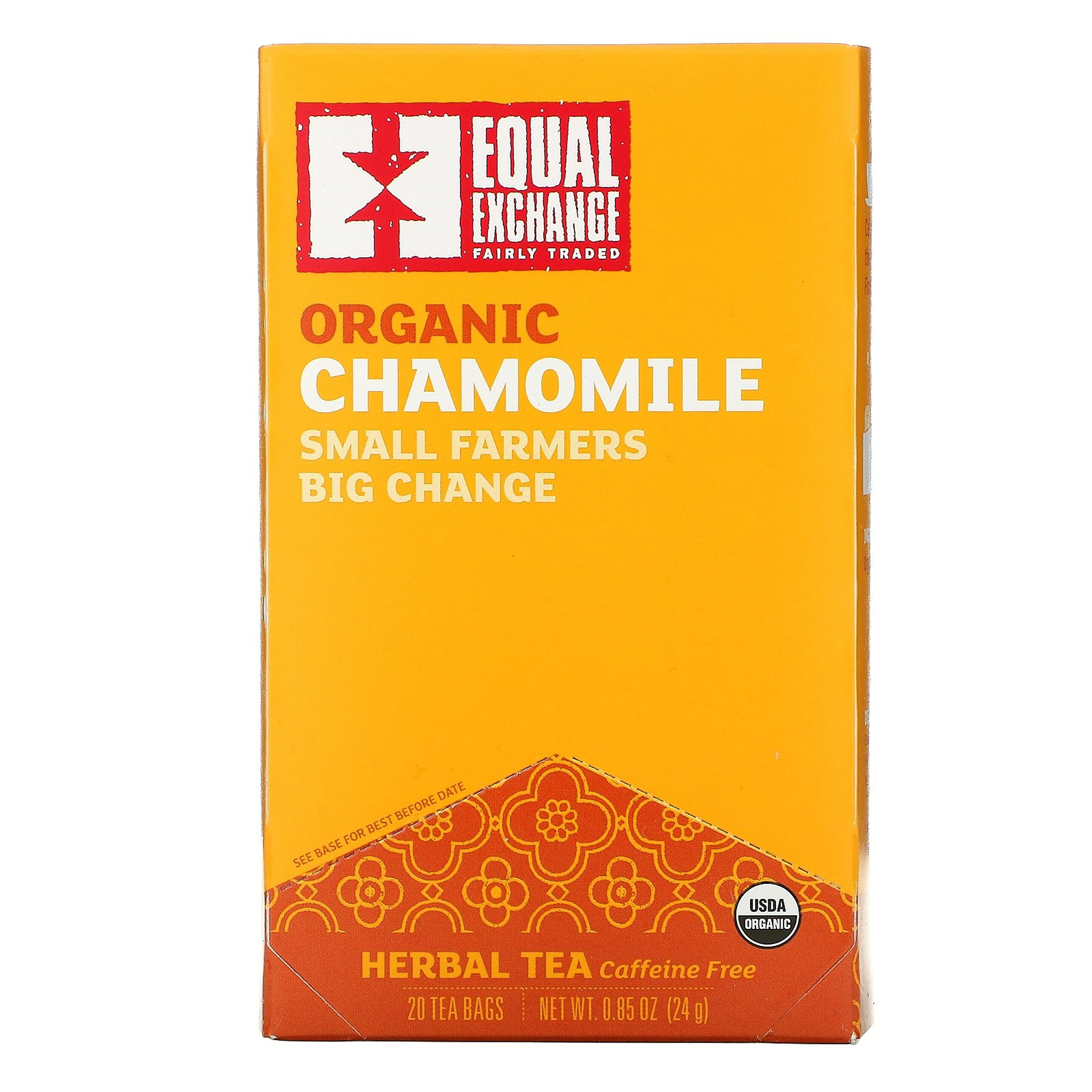 (6 Pack)Equal Exchange Organic Chamomile Tea Chamomile Tea 20 bags ...