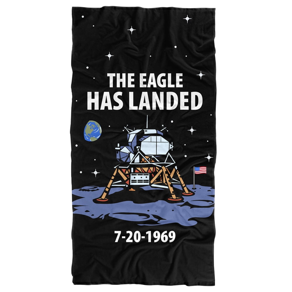 NASA Apollo 11 The Eagle Has Landed Officially Licensed Beach Towel 30 ...