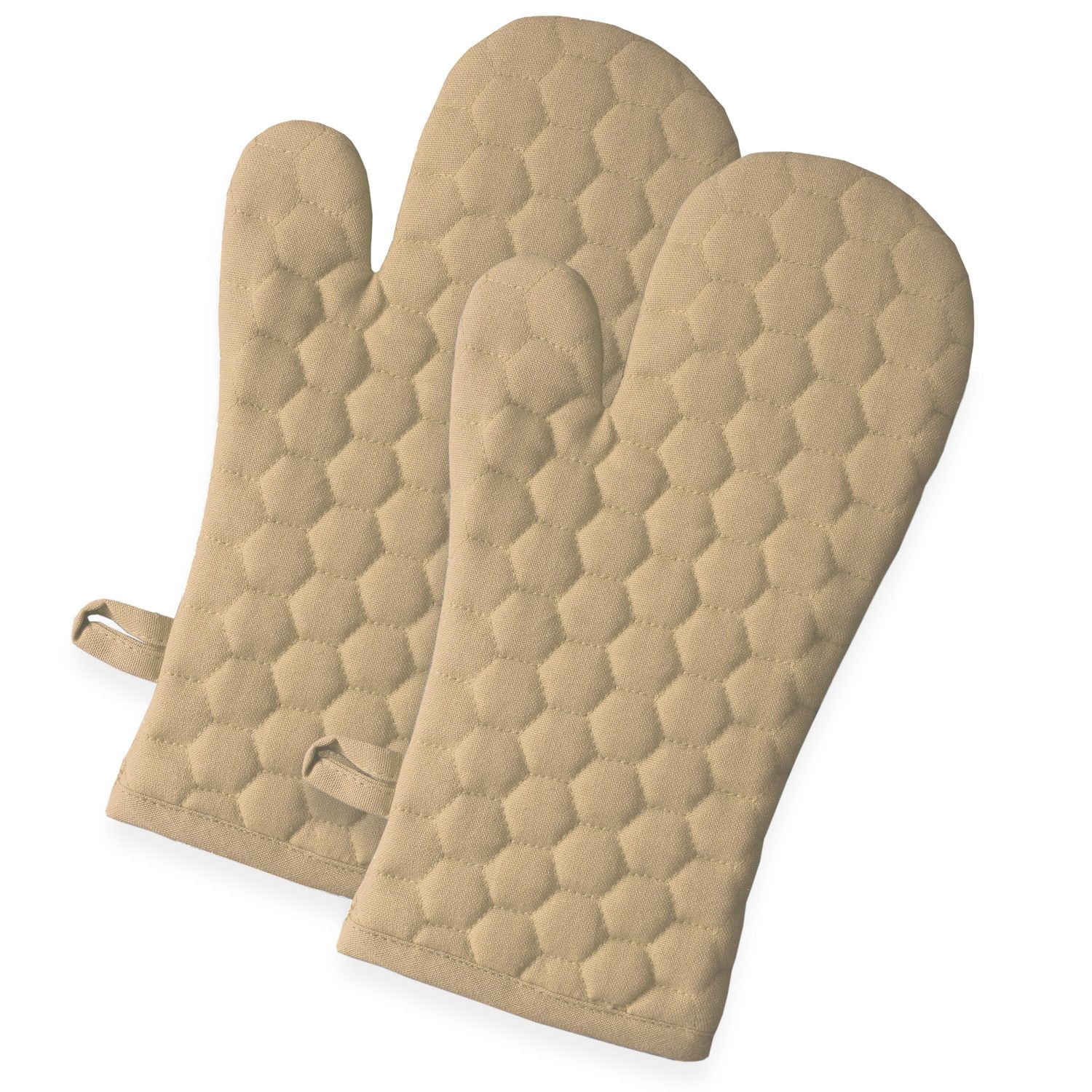 Click here for Fabstyles Fouta Cotton Oven Mitt Set Of 2 8in X 8i... prices