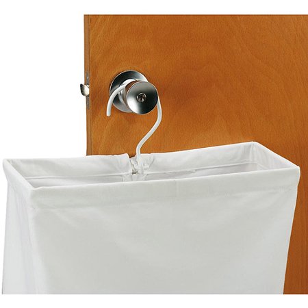 Household Essentials Canvas Hanging Hamper Bag - Walmart.com - Walmart.com