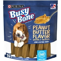 Purina Busy Bone Small & Medium Dog Treats Rollhide with Real Beef ...