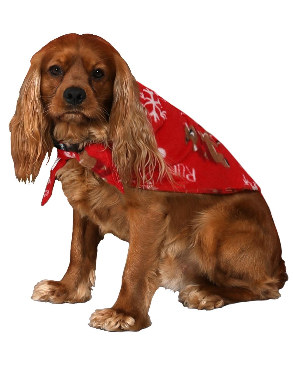 Rudolph Costume Matching Family Pajama Set Red Nose Included, Pet, Size ...